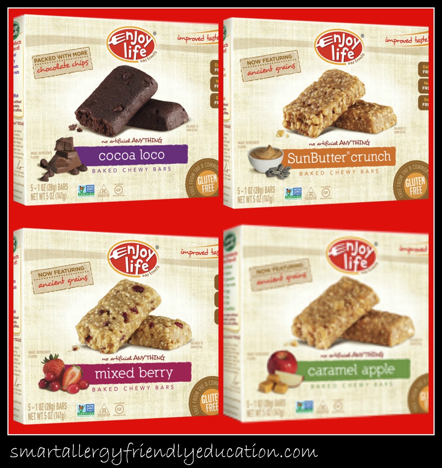Smart Allergy Friendly Education: Enjoy Life Chewy Bars - What WAS ...