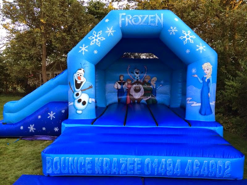 Bounce Krazee, Bouncy Castle Hire: Frozen Bouncy Castle and Slide Hire
