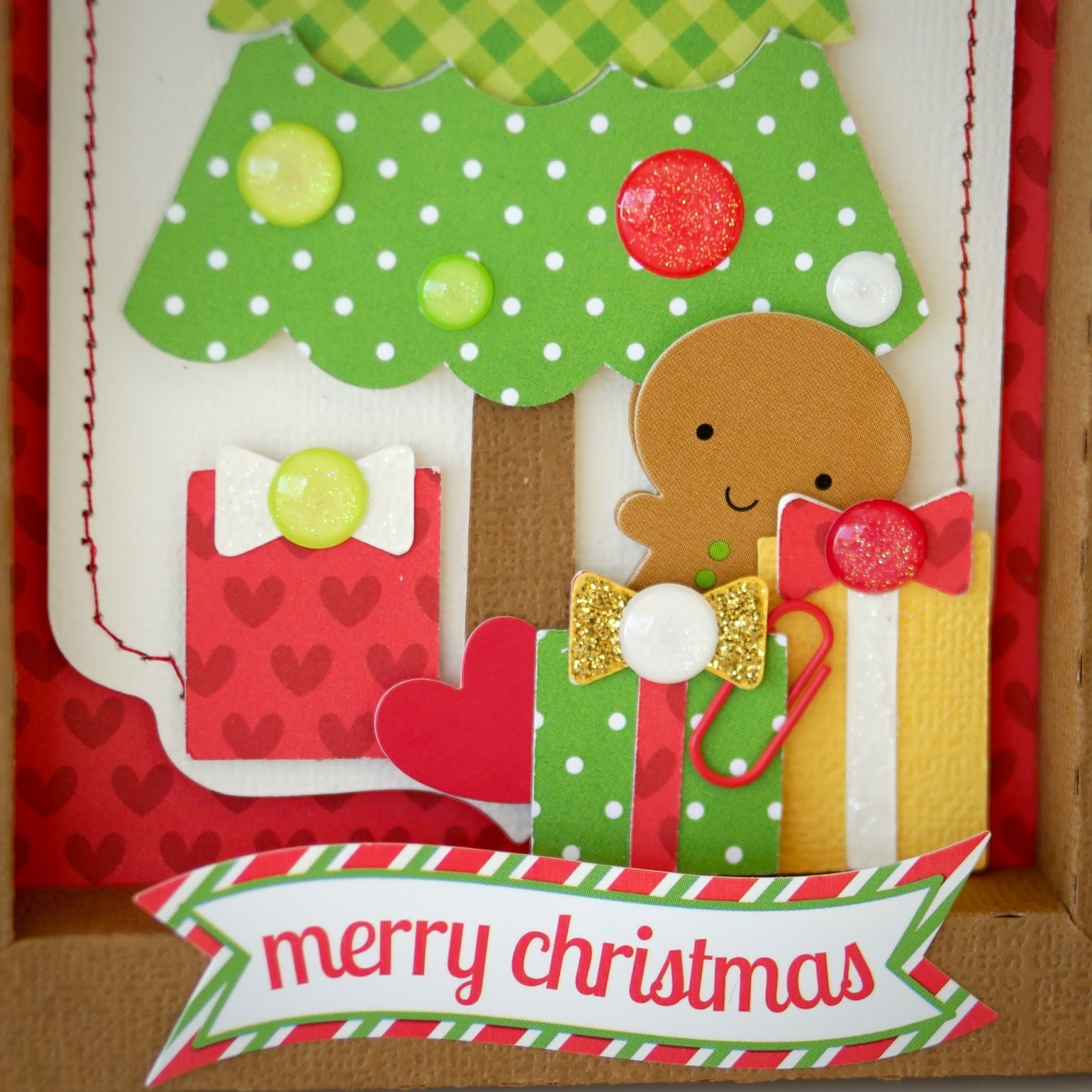 Court's Crafts: 3d Frame Decor Christmas Tree