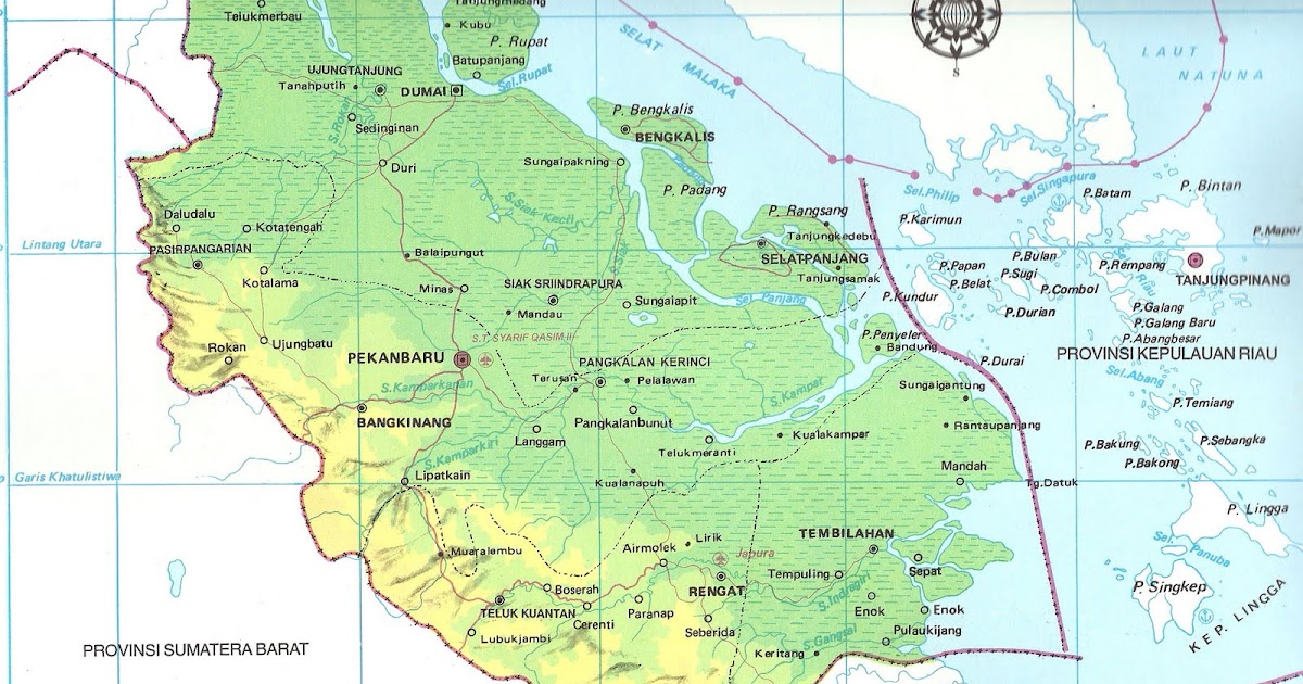 Peta Provinsi Riau