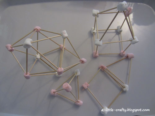 A Little Crafty: Marshmallow Building