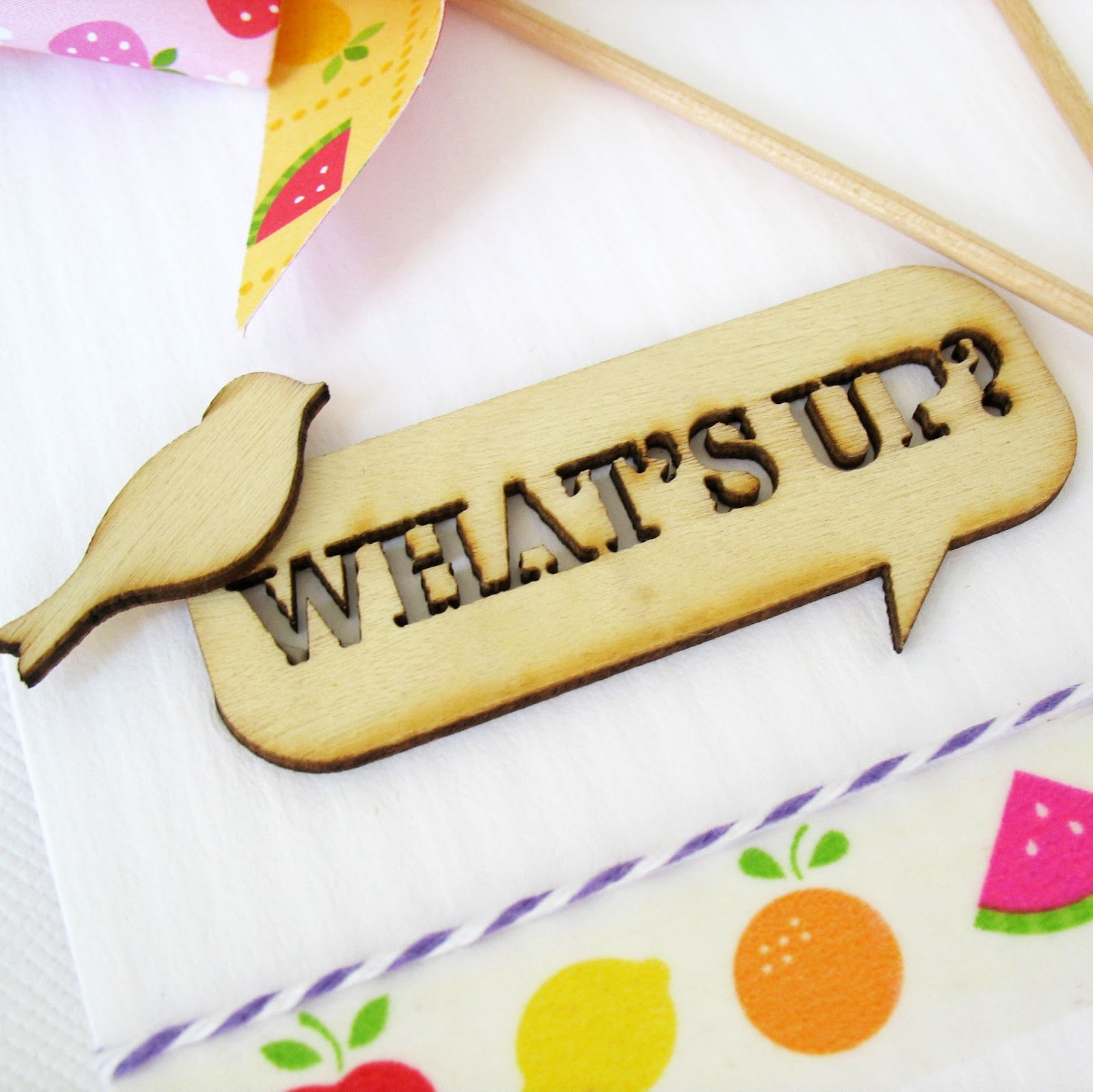 Card-Blanc by Kathy Martin: What's Up?