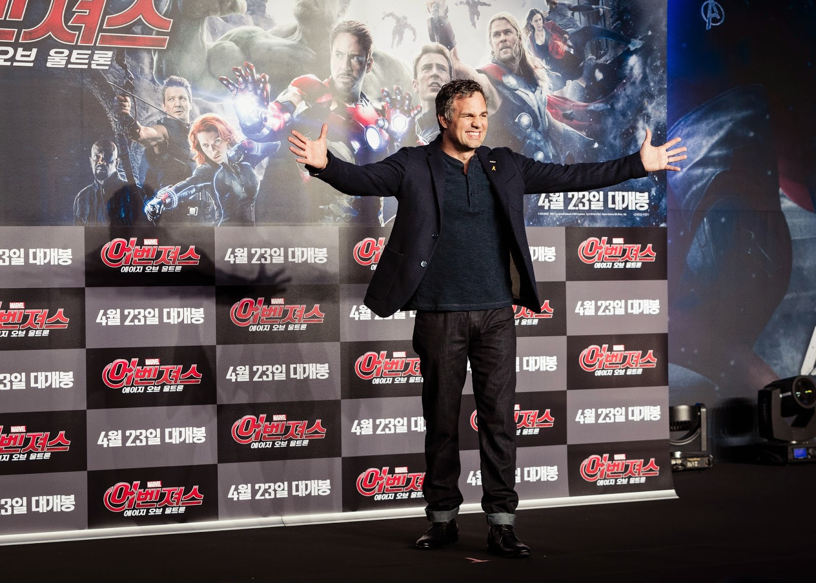 Sasaki Time: Marvel's Avengers: Age of Ultron Korean Press Conference ...