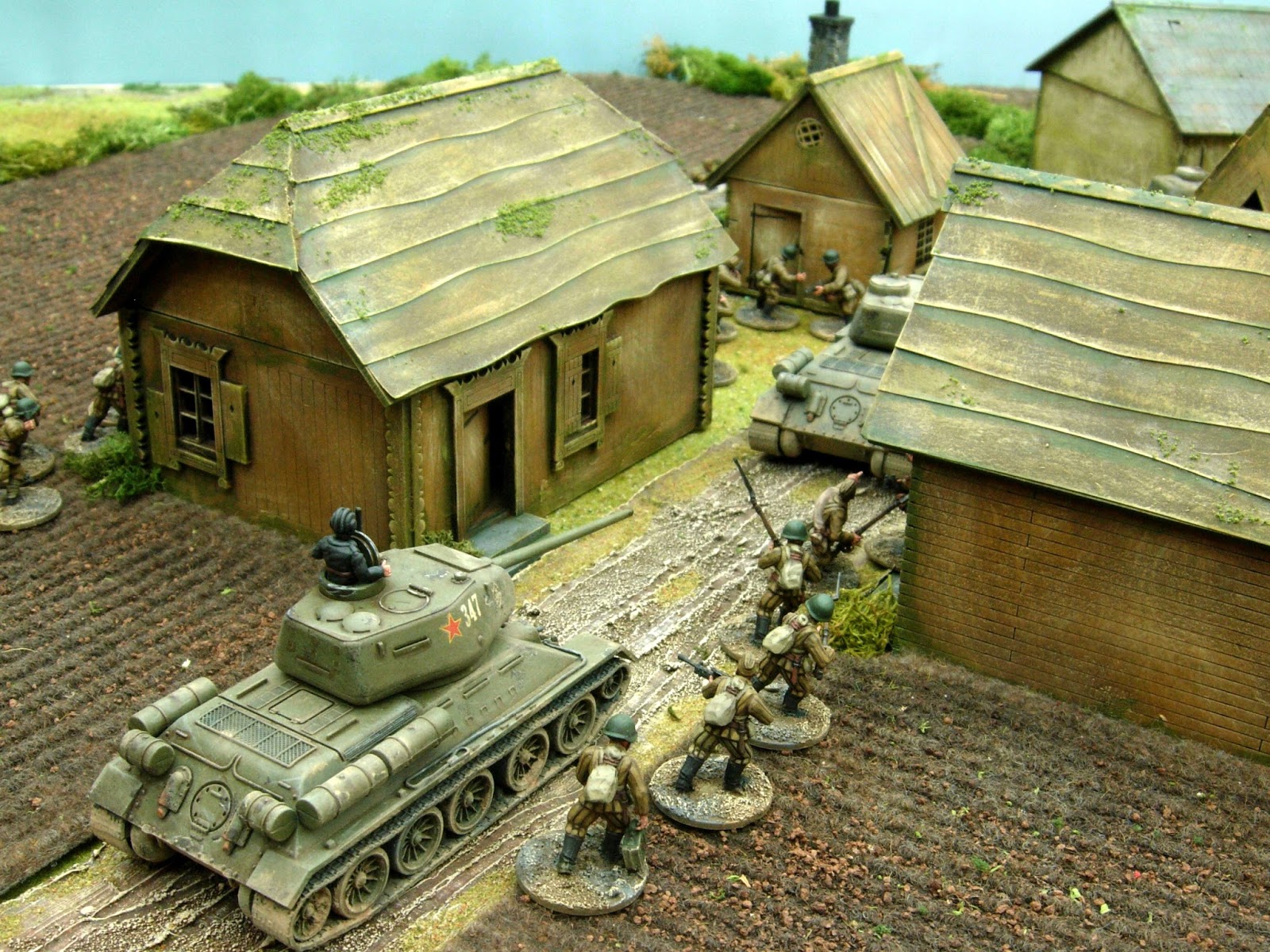 Wargaming with Silver Whistle: WW2 Russian Infantry - Buildings and ...