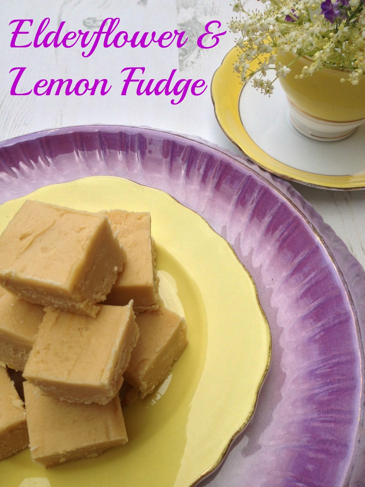 Me and my shadow: Elderflower and Lemon Fudge