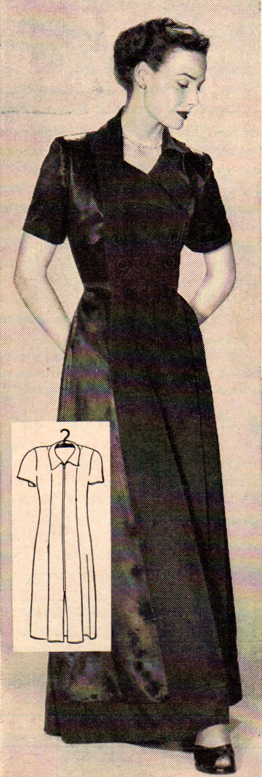 The Midvale Cottage Post: 1950s Robe Re-fashion - From Princess to ...