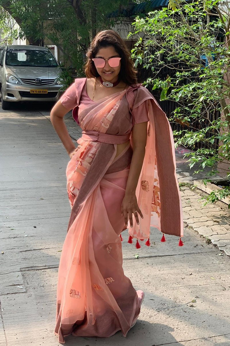 Serial Actress Neelima rani latest beautiful saree photoshoot