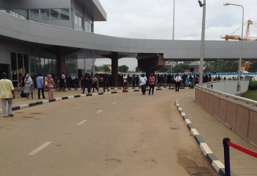 Photos: Heavy military presence at MMIA, Lagos