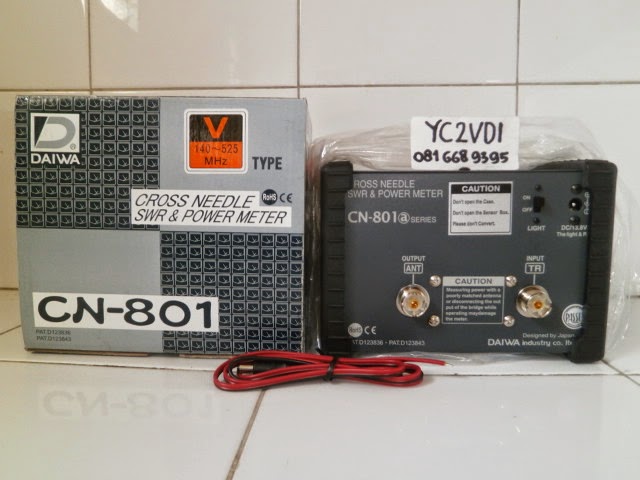 Sinar Agung ( Y C 2 V D I ): SWR POWER METER DAIWA CN 801 V - BARU