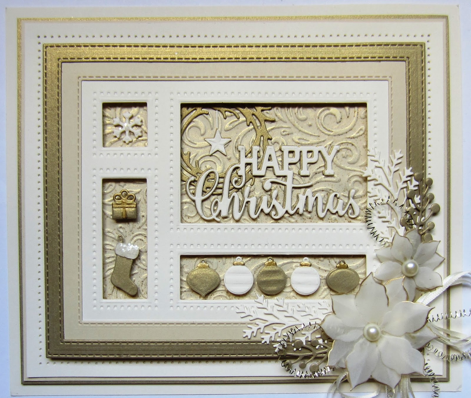 PartiCraft (Participate In Craft): Christmas Shadow Box Card