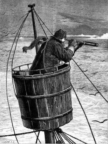 The History Scroll: Crow's Nests in Ships of Old