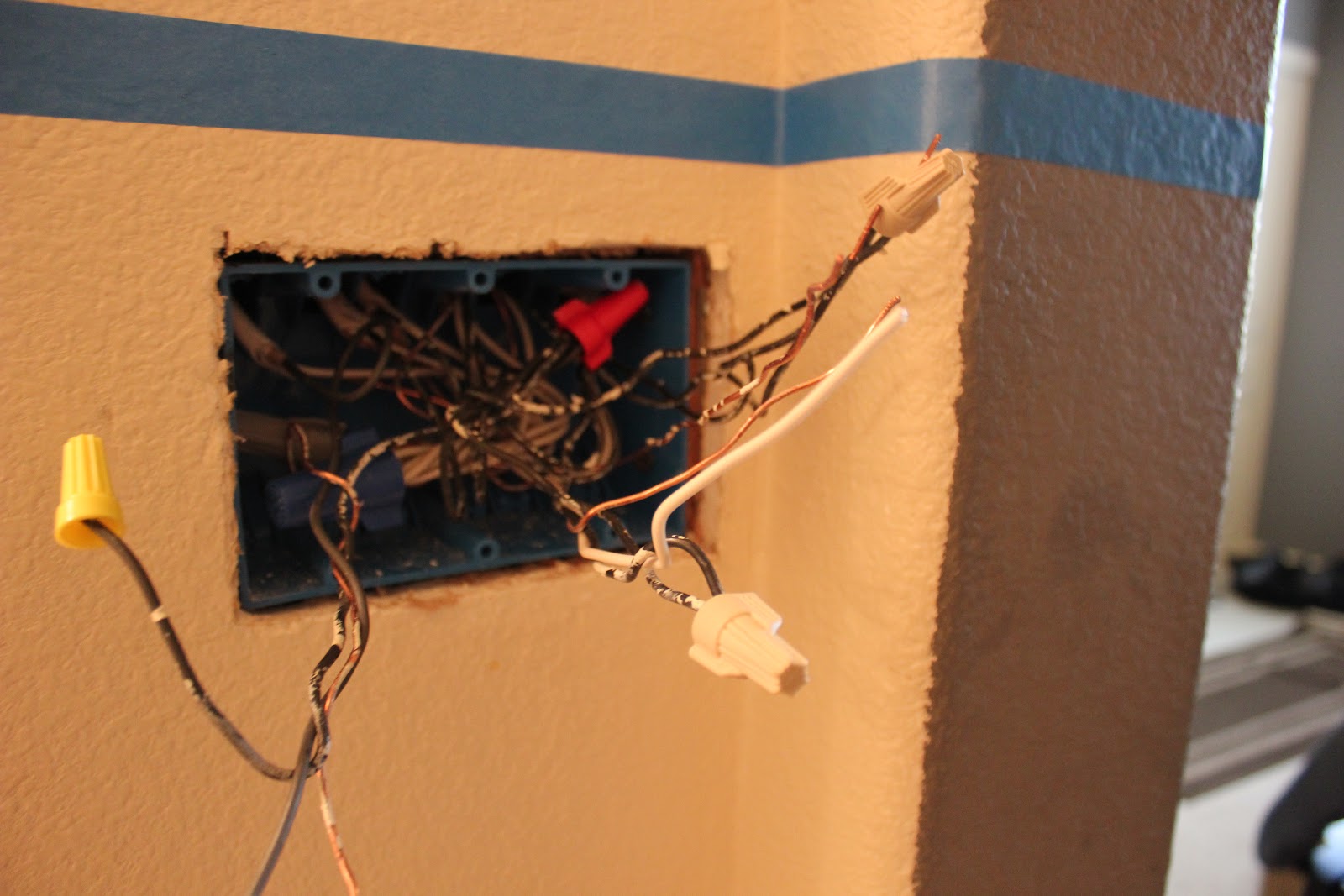 Inside the Frame: The Master Bathroom Project | Wiring New Lighting ...