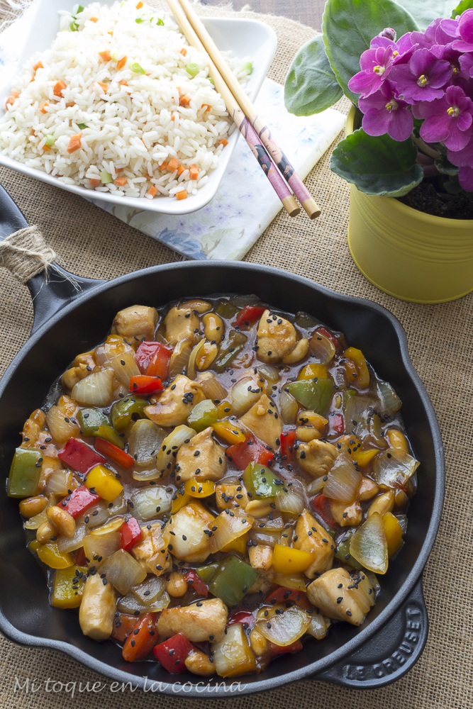 Mi toque en la cocina: Pollo Kung Pao.