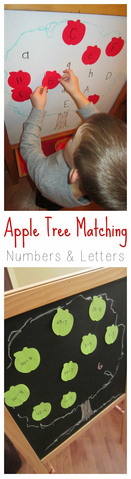 Relentlessly Fun, Deceptively Educational: Apple Tree Matching (Letters ...