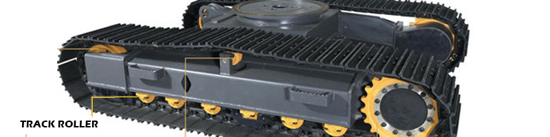 Track rollers for excavators,tracking roller for hydraulic excavator ...