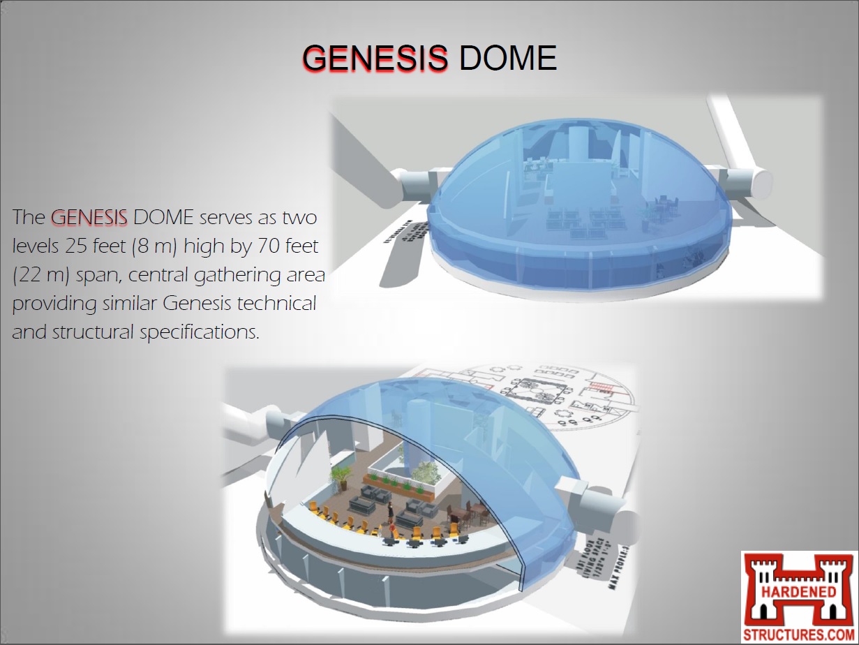 Hardened Structures Underground Genesis Series Dome and Pods ...