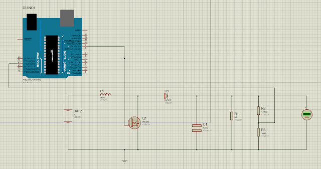 Emerging Technologies Boost Converter Using Arduino Simulation In Proteus