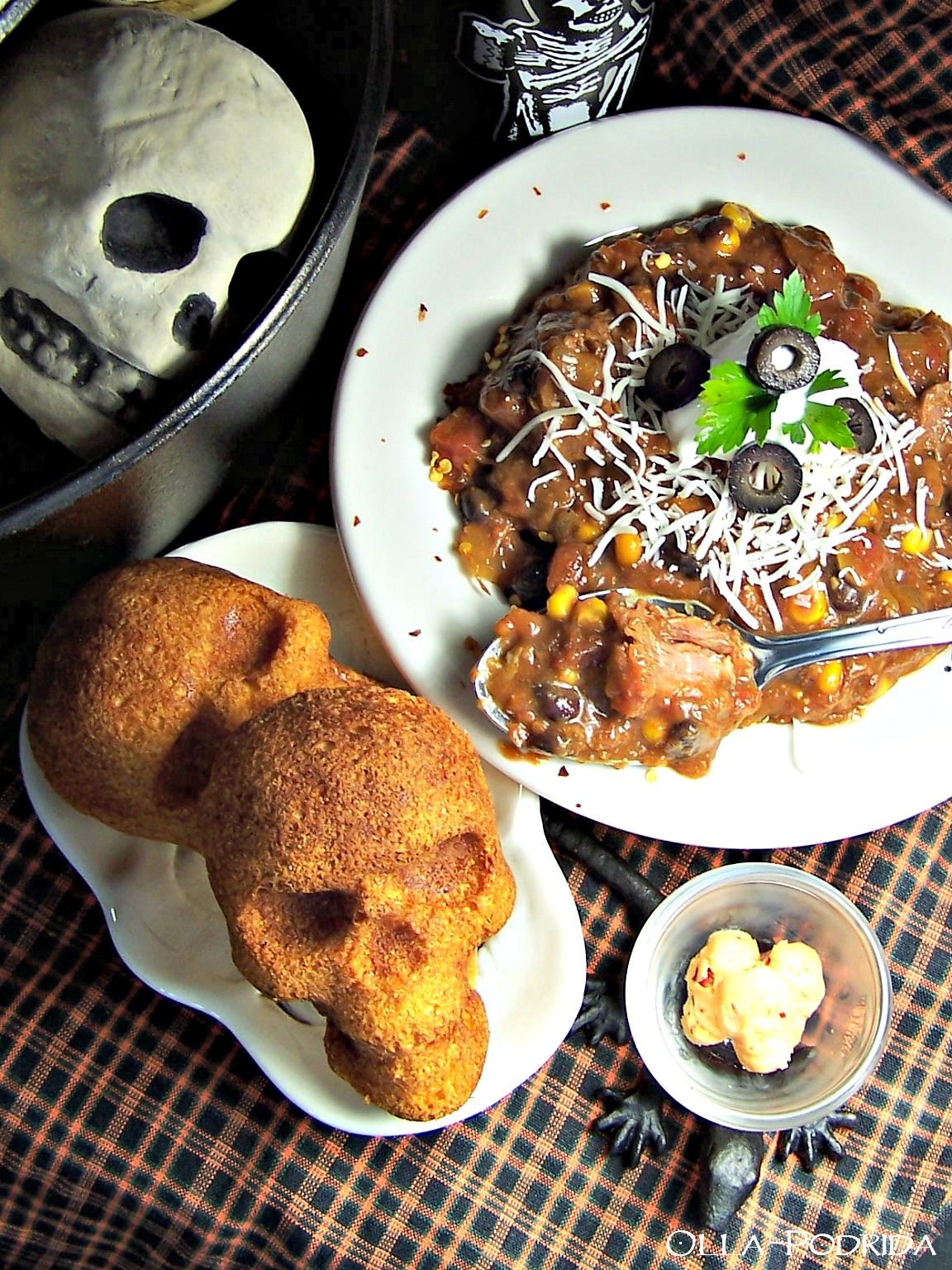 Olla-Podrida: Dead Guy Stew with Skull Cornbread & VooDoo Butter