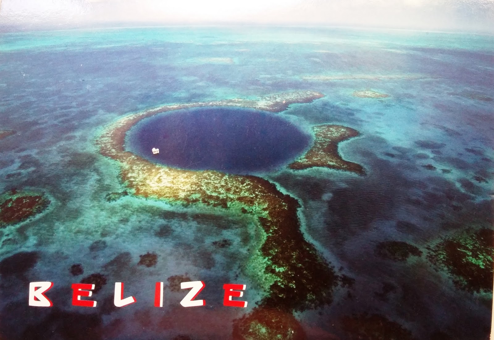 Namaste Heritage Postcards: Belize: Belize Barrier Reef Reserve System