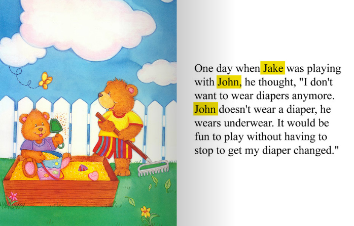 Create A Book: No More Diapers