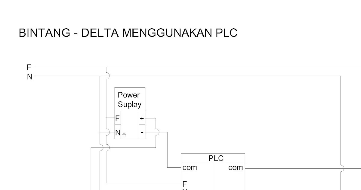 Terbaru 21+ Rangkaian Star Delta PLC