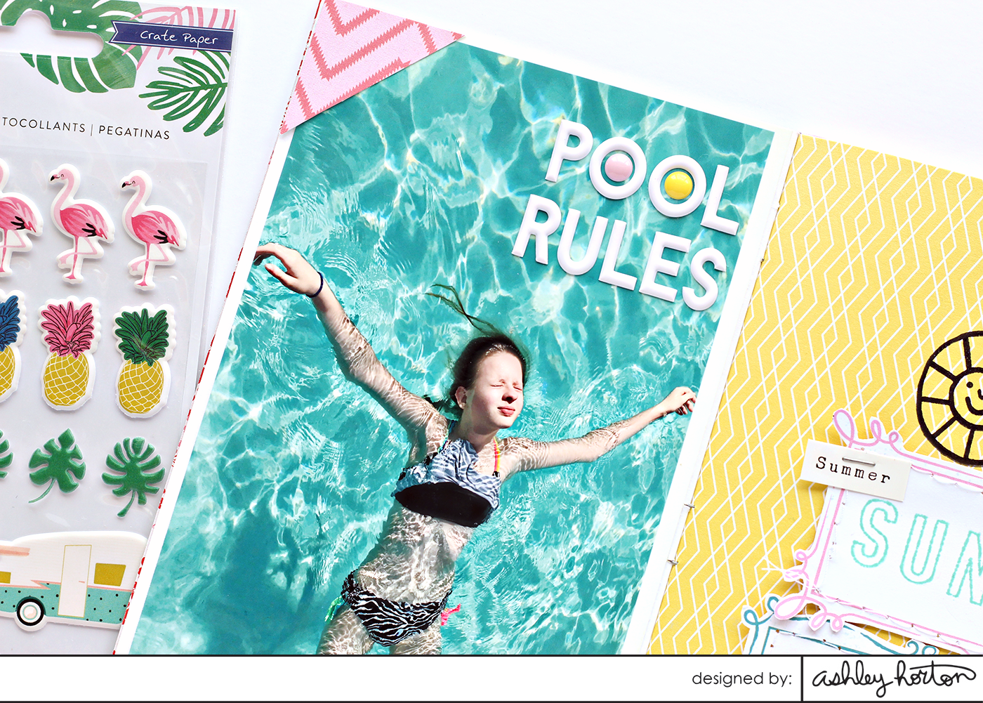 Ashley Horton Designs: Traveler's Notebook | Pool Rules