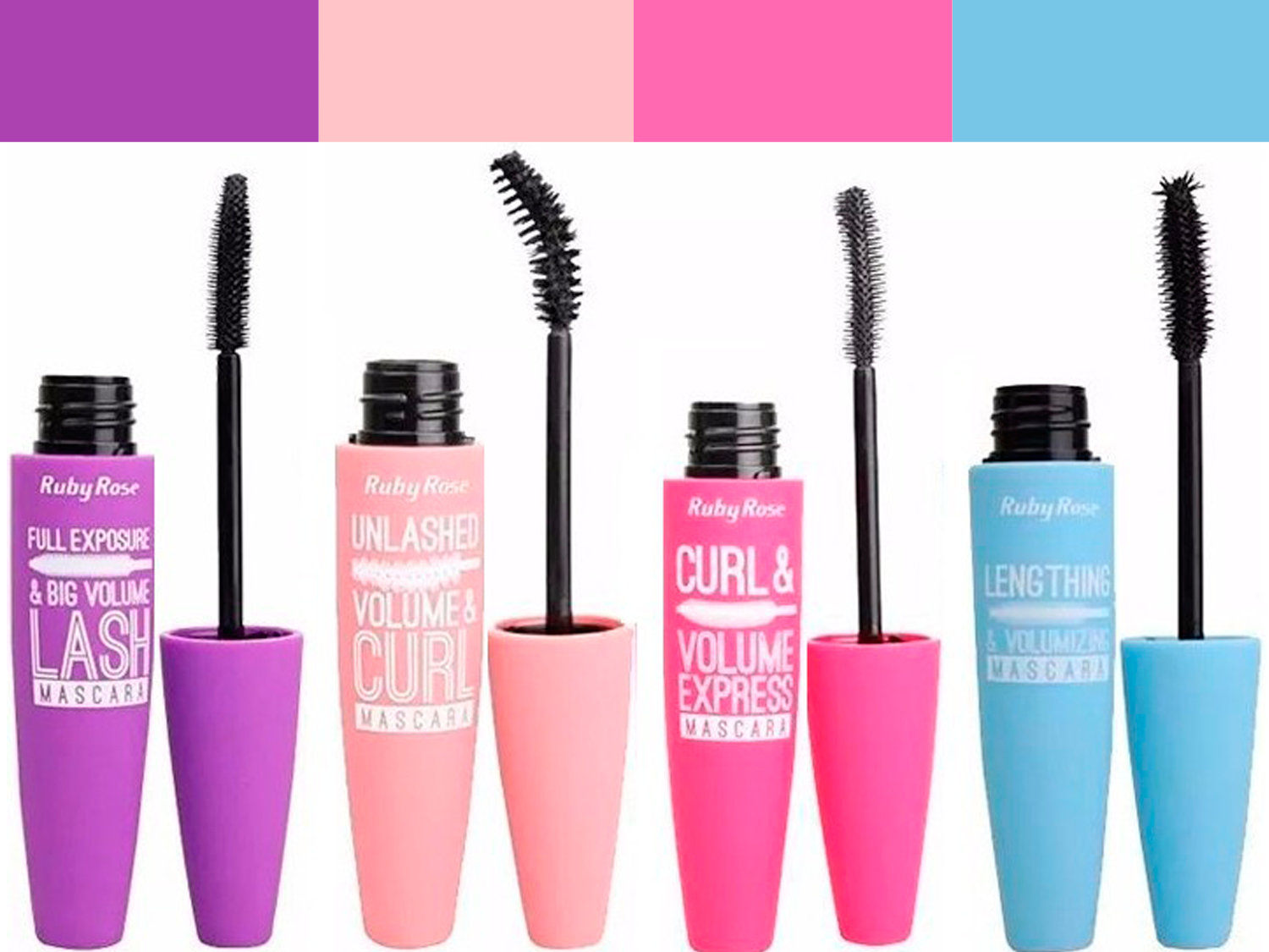 Máscara para Cílios Unlashed Volume e Curl Ruby Rose - Pâmela Sensato ...