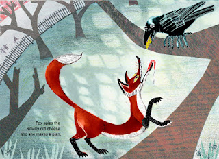 The Fox the Crow and the Smelly Old Cheese - Words&Pictures