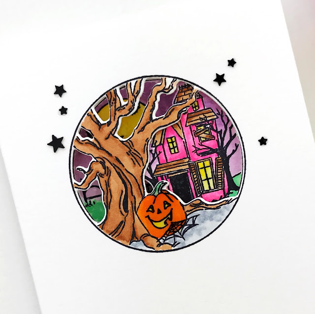 carly tee: a not so spooky halloween card