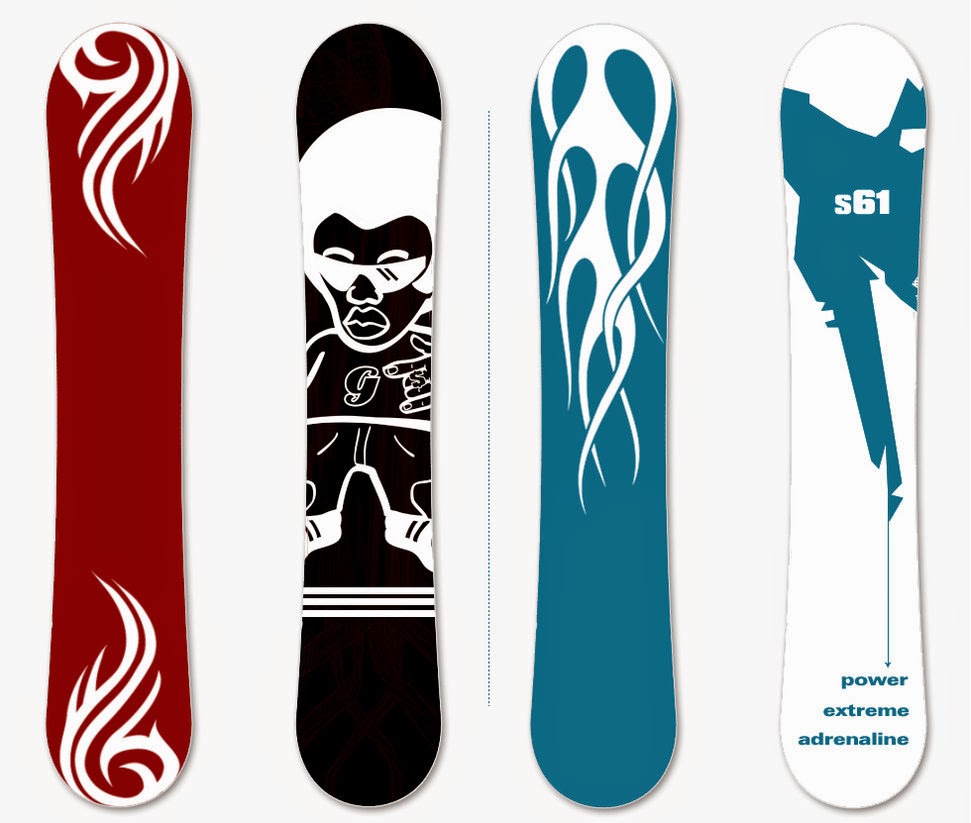 ART and TATTOO: Snowboard designs
