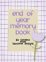 Educator Designs: End of Year Memory Book