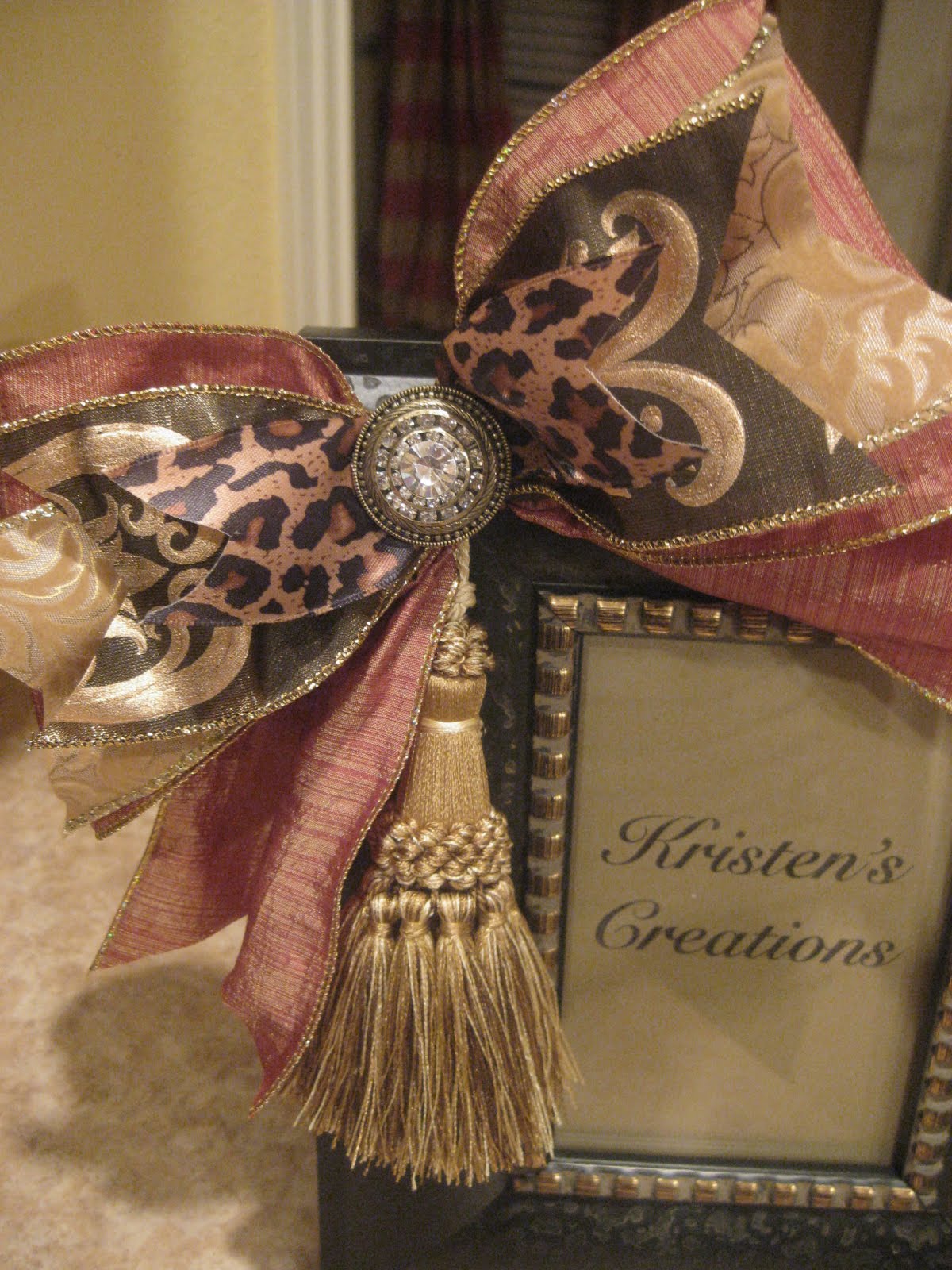 Kristen's Creations: Custom Embellished Frame Giveaway!!