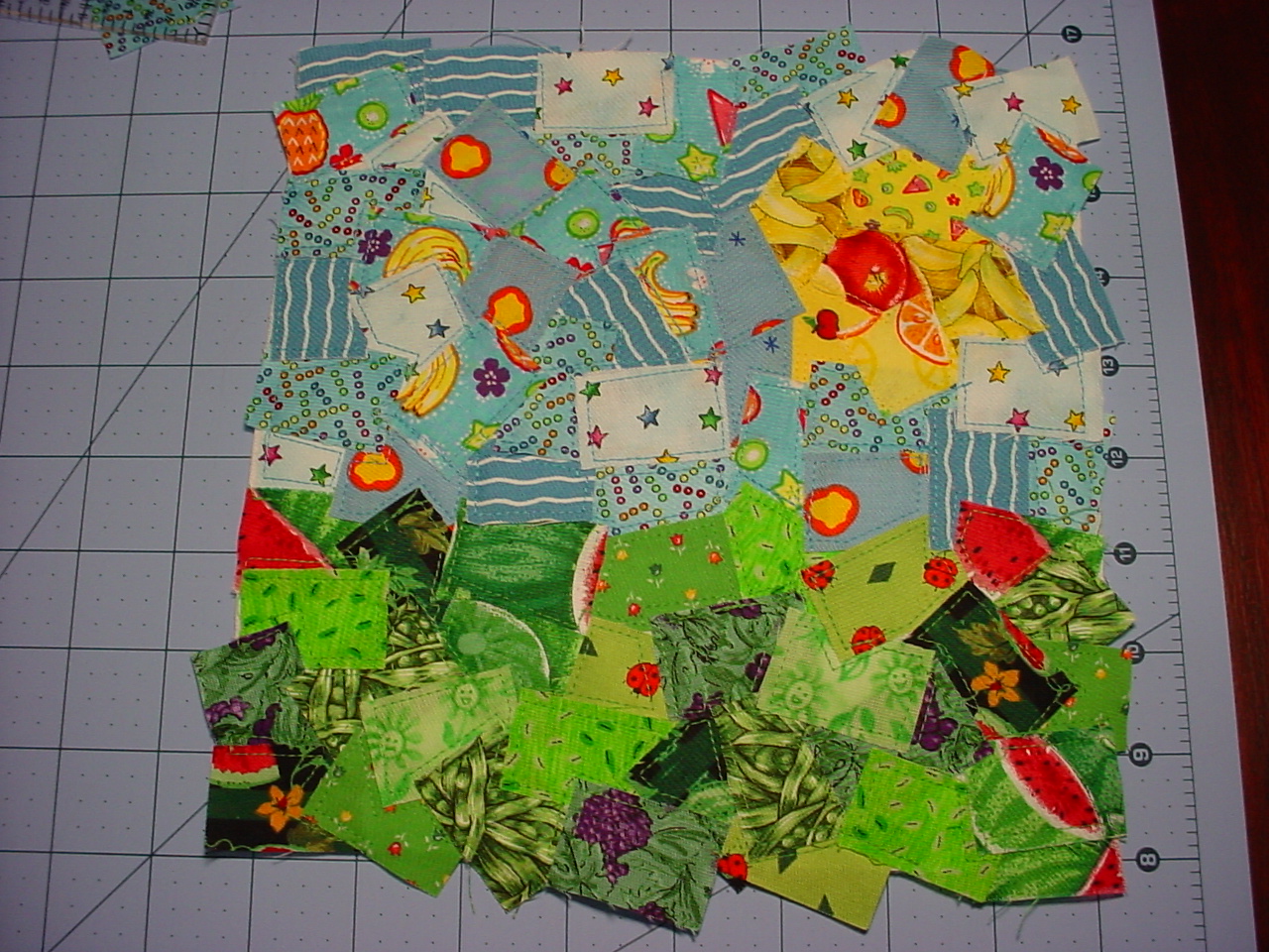 Mumsyblossom's World: Fabric Collage 2