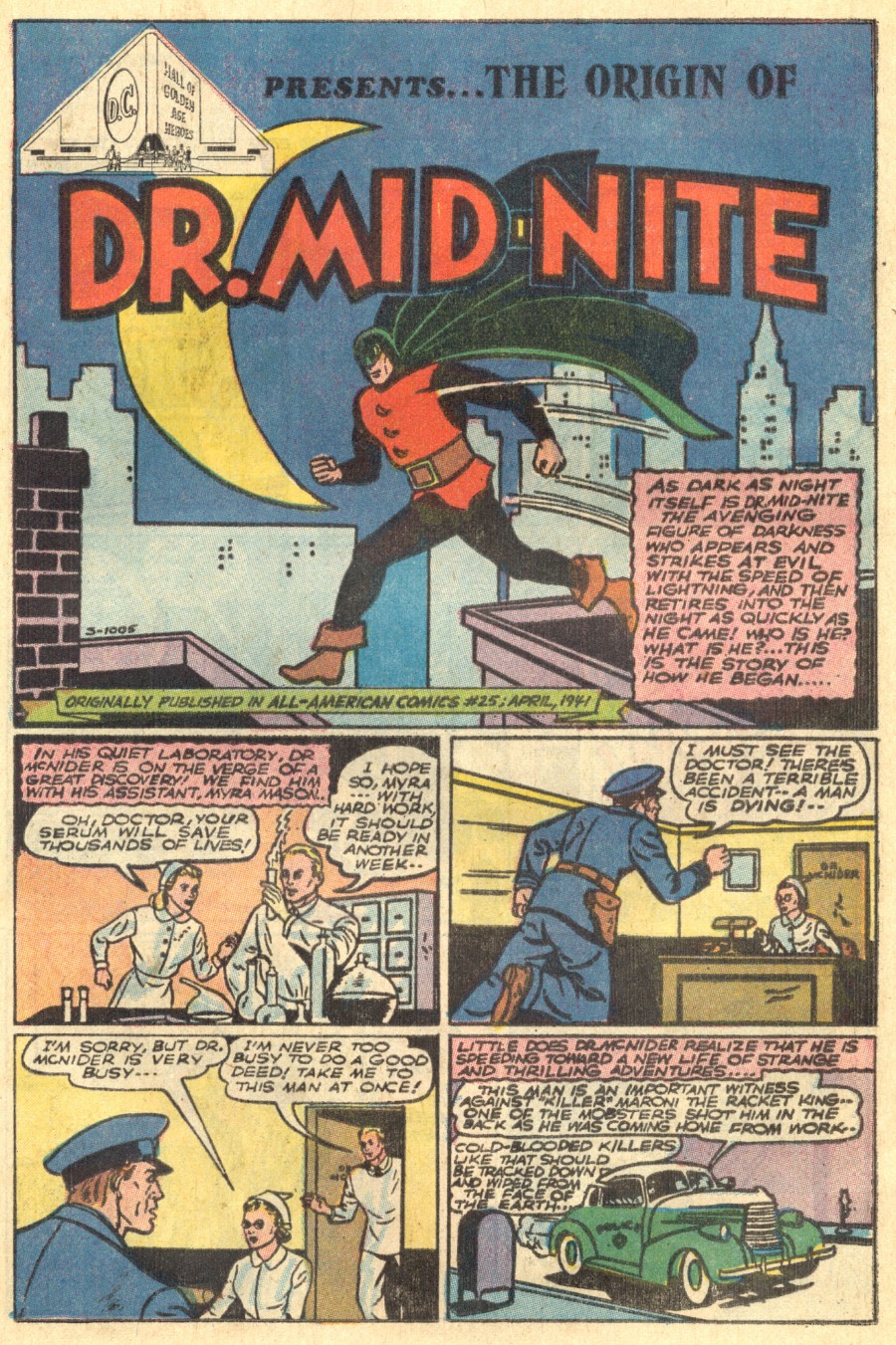 Inside Jeff Overturf's Head: All American Comics - "Dr. Mid-Nite"!