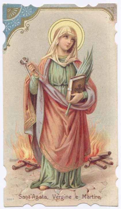 ® Santoral Católico ®: Imágenes de Santa Águeda,Mártir