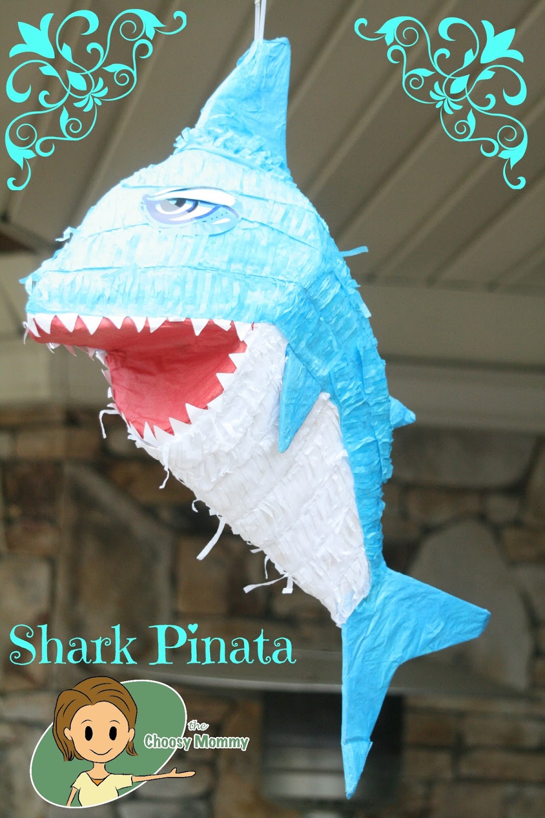 The Choosy Mommy: Cam's First Birthday - A Shark Themed Party