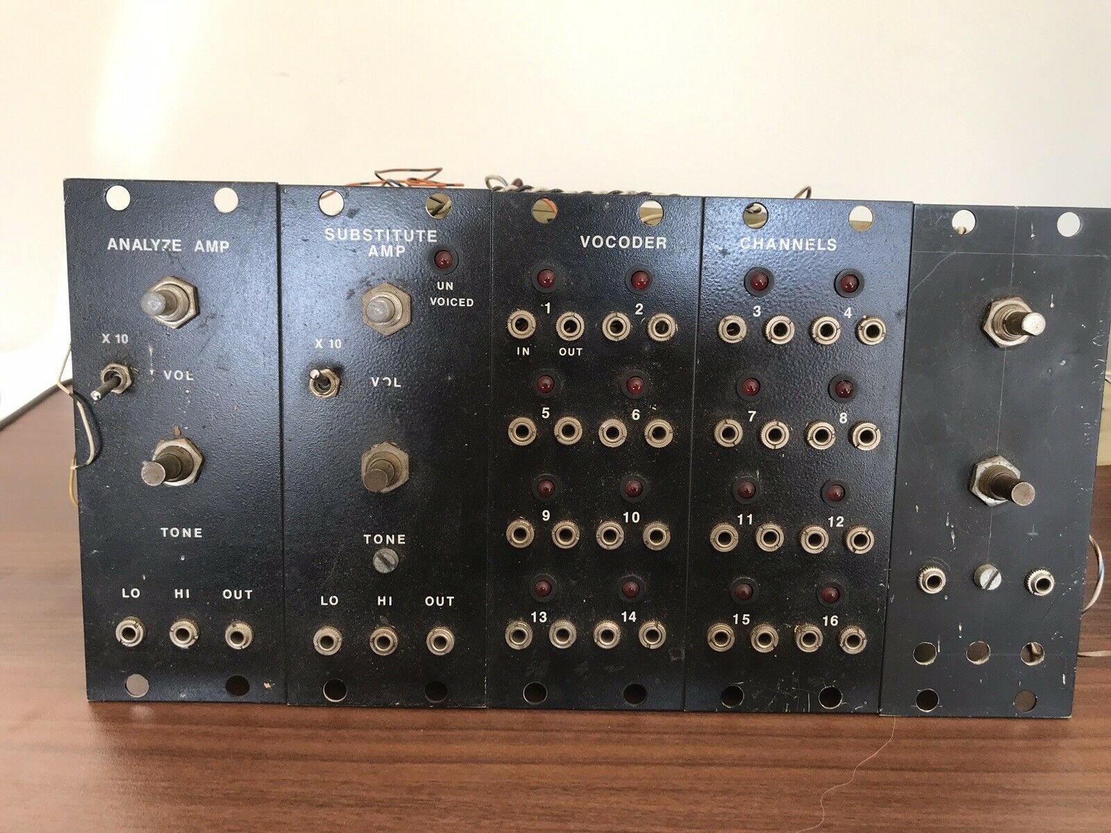 MATRIXSYNTH: 1980 K. Dulay Vintage Modular Synth - Vocoder Synthesizer ...