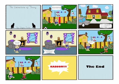 Alyssa's Digital Art Blog: 9-Panel Comic Strip