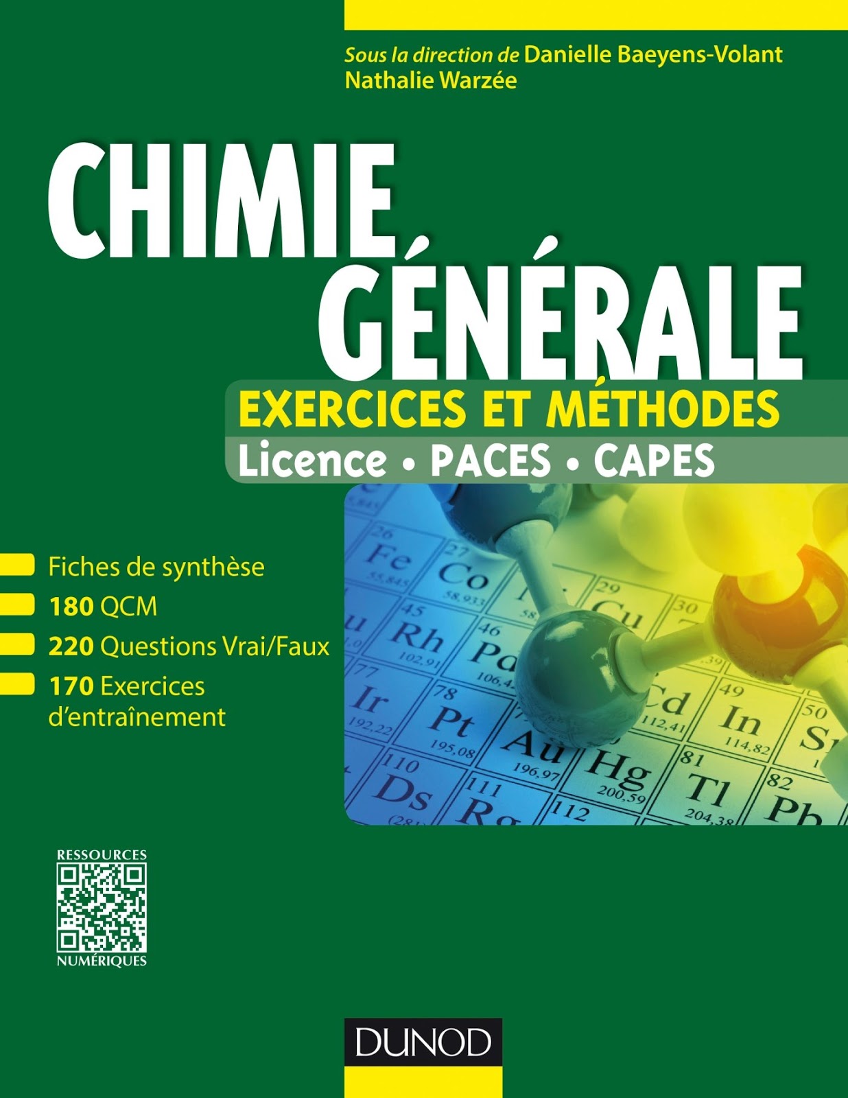 Chimie générale - Exercices et méthodes [DUNOD] - LSU | Librairie ...