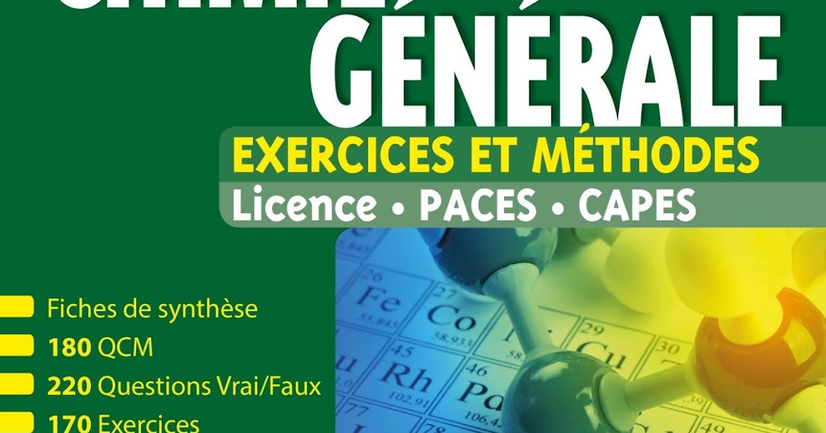 Chimie générale - Exercices et méthodes [DUNOD] - LSU | Librairie ...