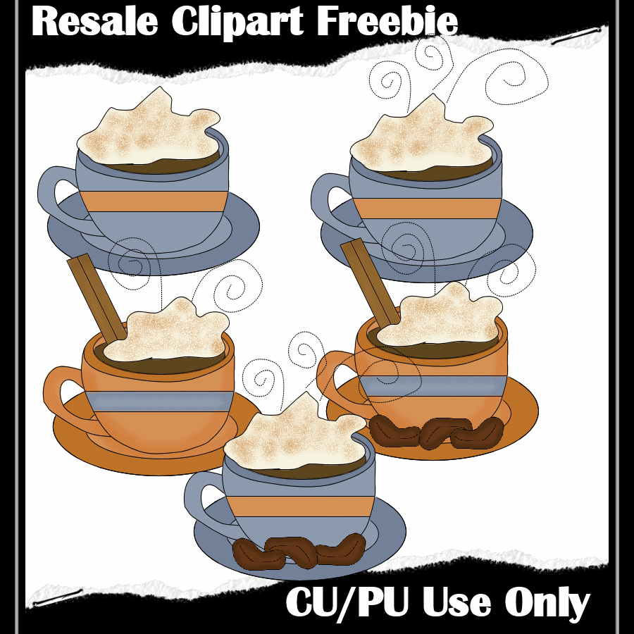 Resale Clipart: Java Lover Clipart-FREEBIE
