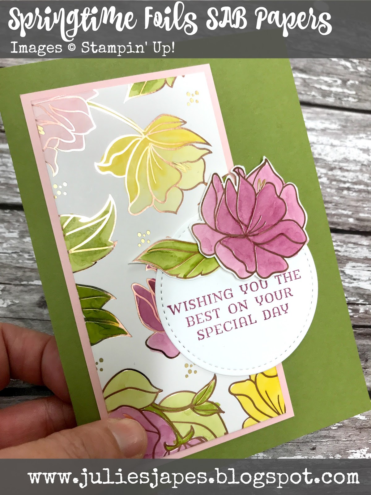 Julie Kettlewell - Stampin Up UK Independent Demonstrator - Order ...