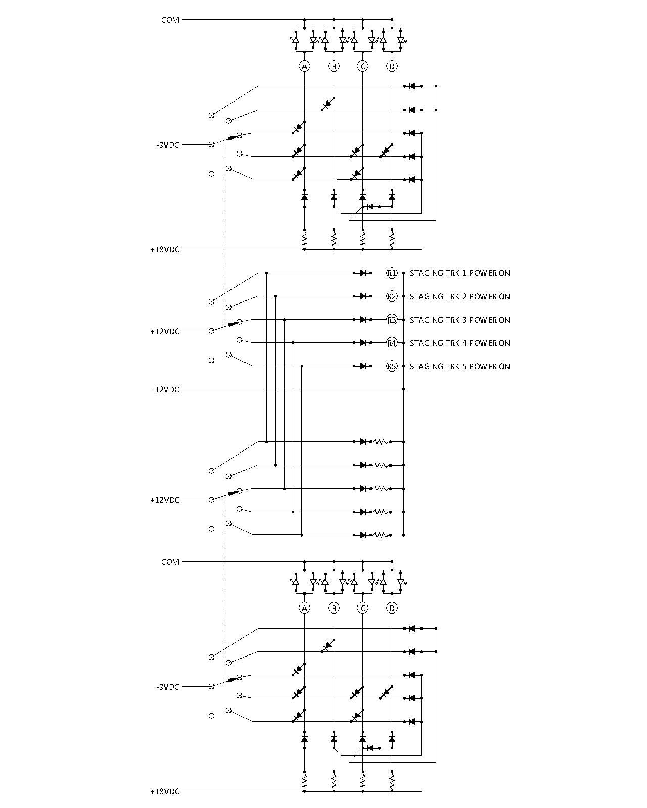 Texas & Pacific - Bonham Division in N Scale: Control Panel