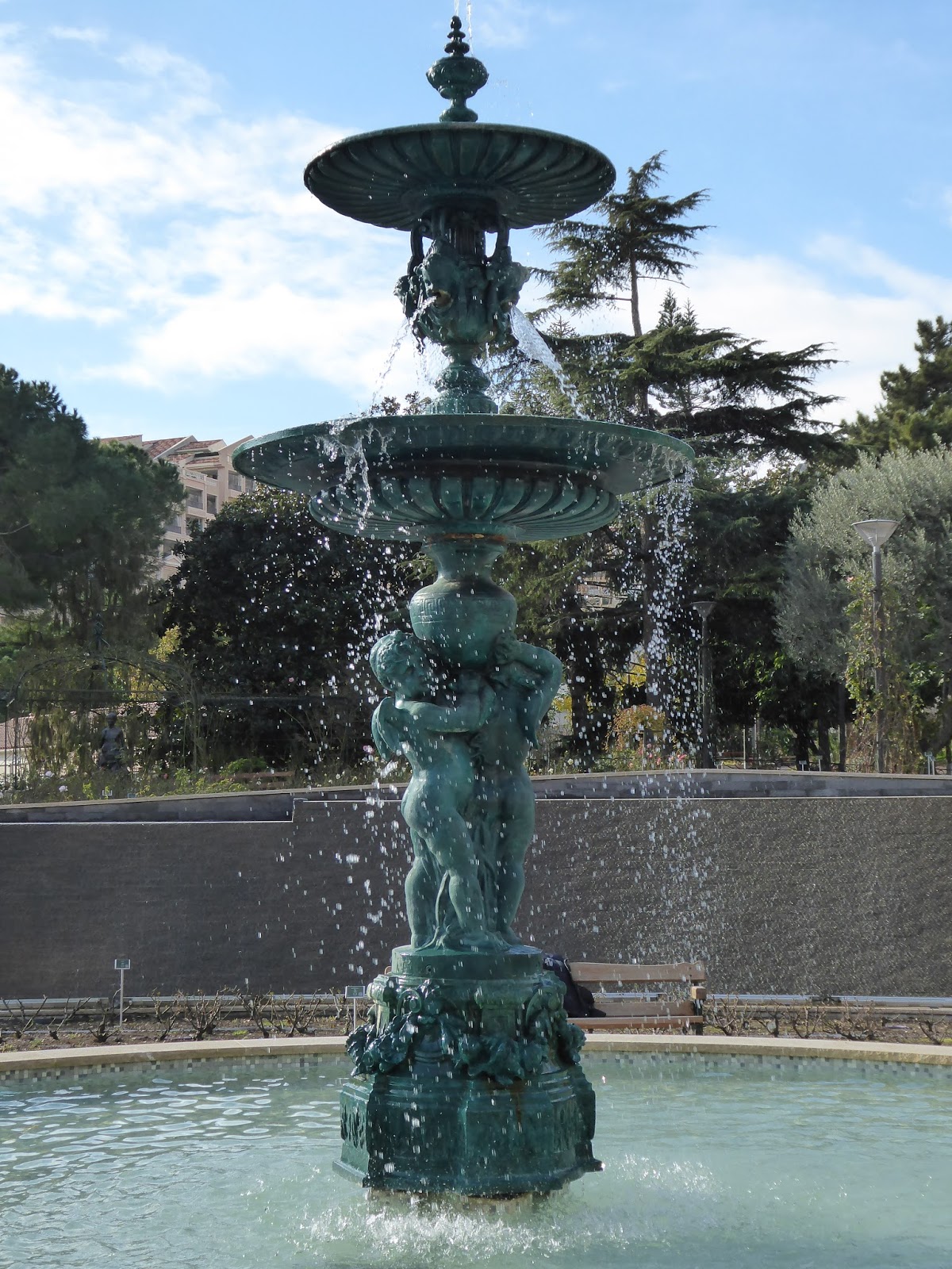 Photo-ops: Fountain: Princess Grace Rose Garden Fountain - Fontvieille ...