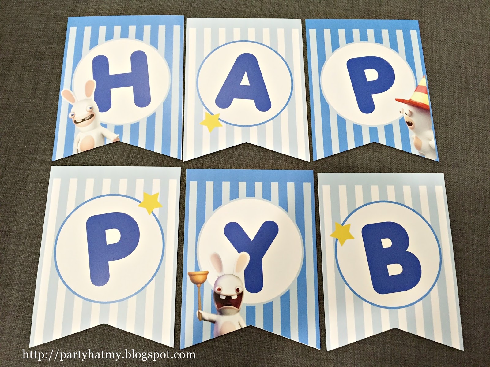 Party Hat: Yvan 2nd Rabbids Invasion Birthday