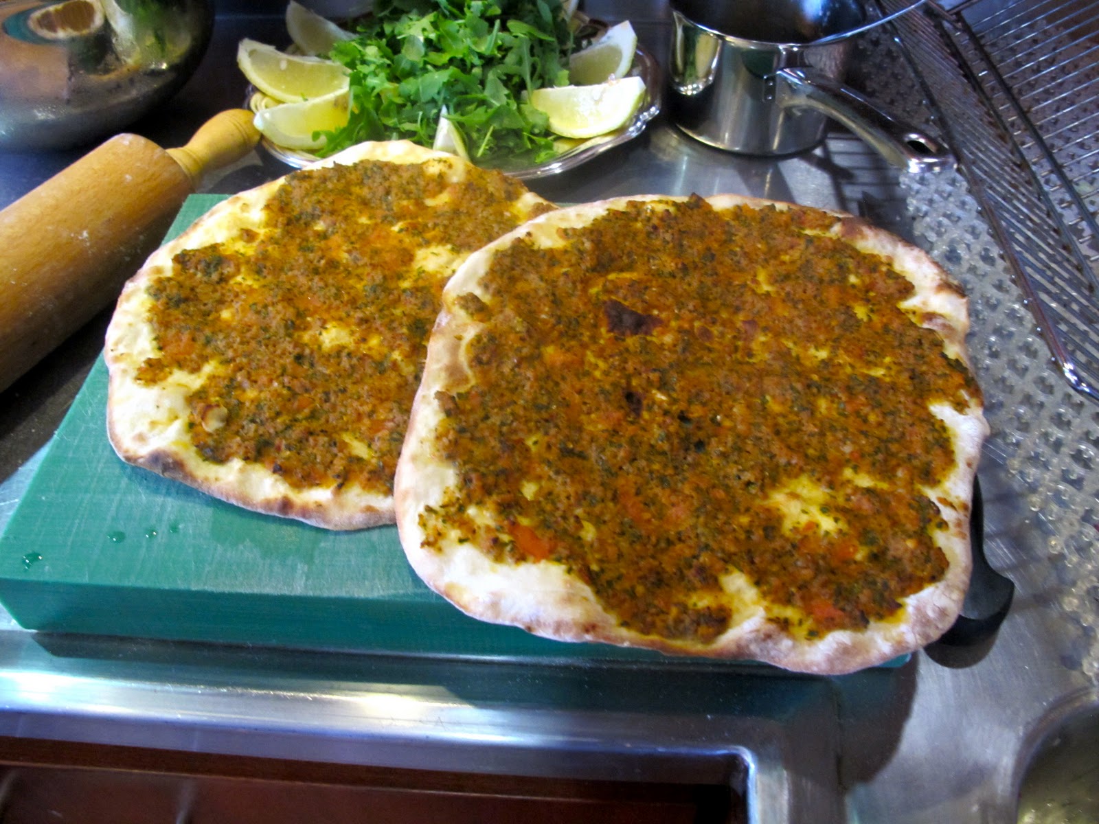 The tasty side to life: Sailing Around Spain-Turkish Pizza-Lahmacun Recipe