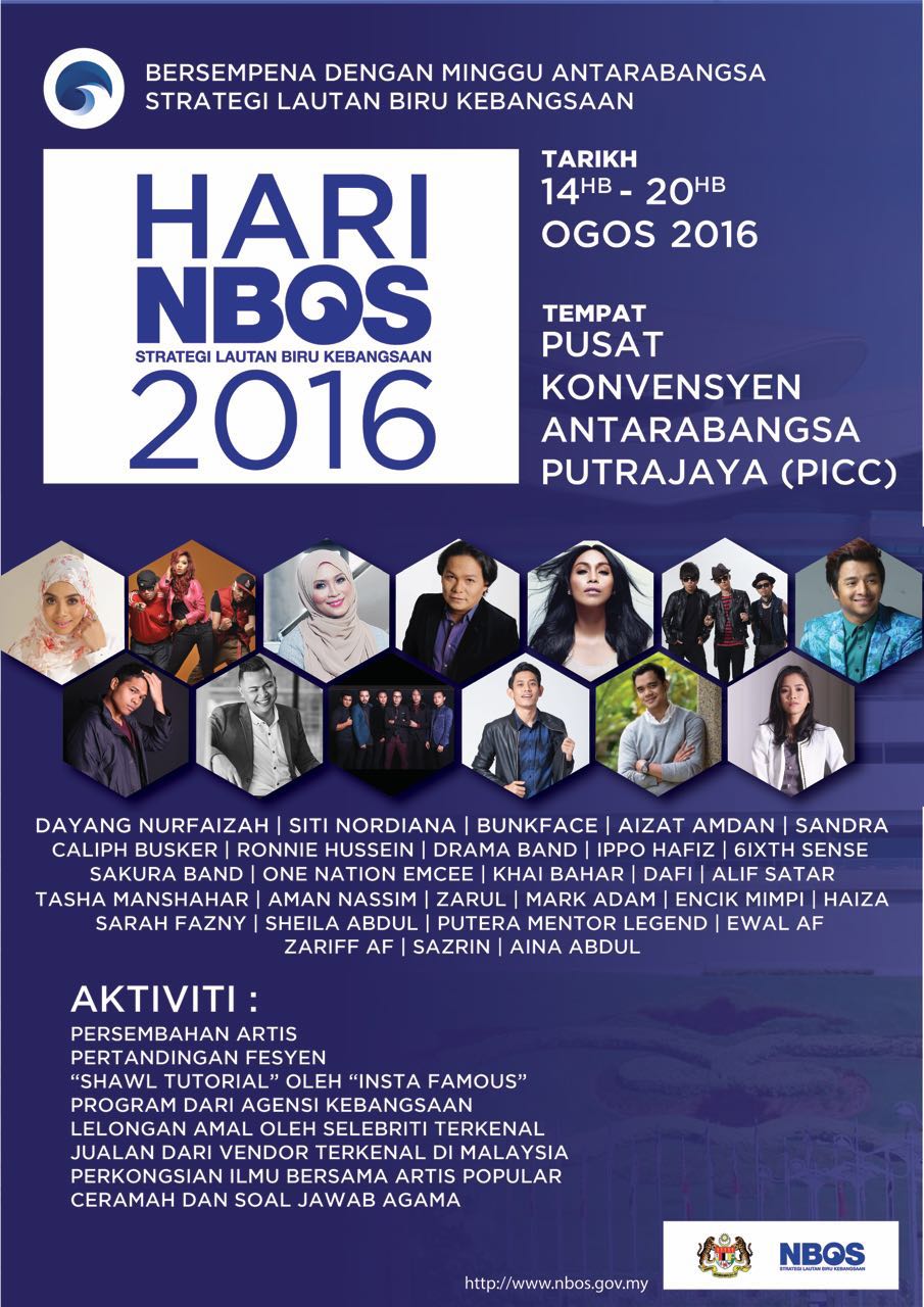 BAZAAR VENDOR DAN ARTIS TERKENAL DI HARI NBOS 2016 PICC