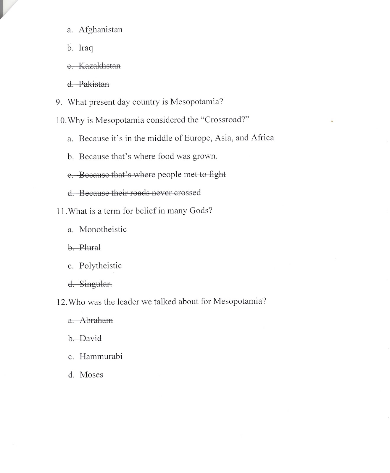 Mr. E's World History Page: World History 2019-2020: Chapter 3 - Early ...