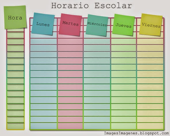 No están los tiempos como para gastar.: Horario escolar