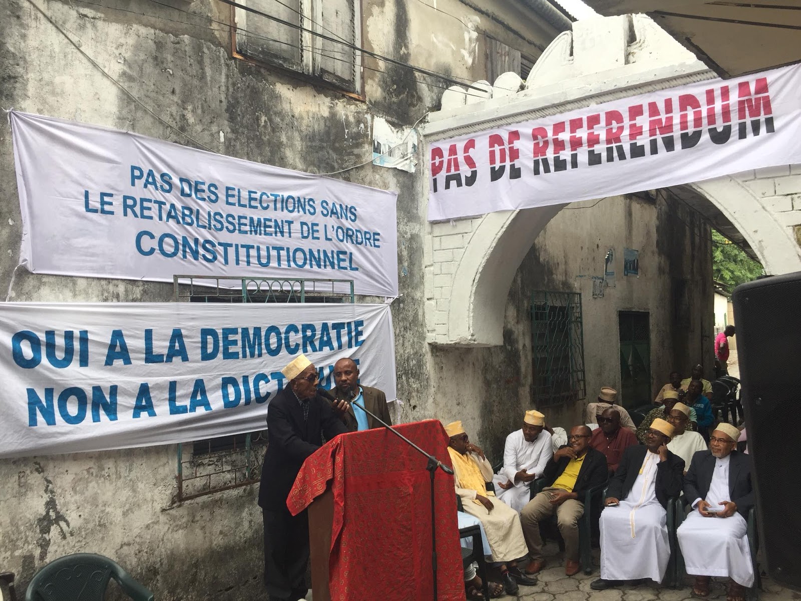 Juwa autorisé à tenir un meeting mais... | HabarizaComores.com | Toute ...